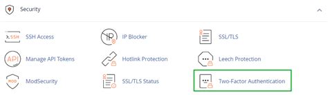 Two Factor Authentication2fa In Cpanel
