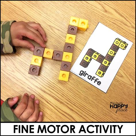 Snap Cube Building Cards Fine Motor Skills Task Boxes My Happy Place Teaching