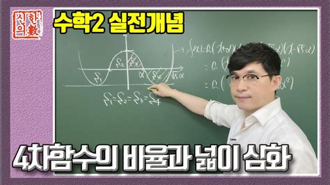수학2 실전개념 4차함수 비율과 넓이 2 Youtube