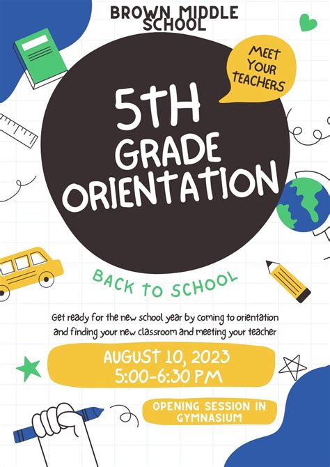 2023 24 5th Grade Orientation Flyer Ravenna City Schools Ohio