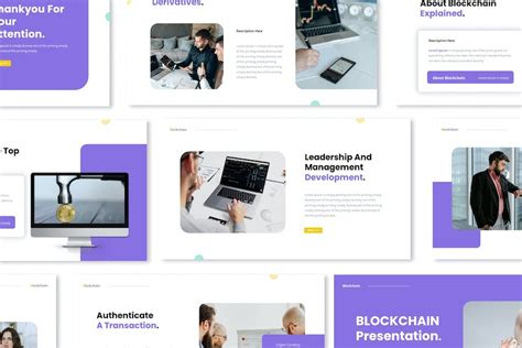 Keynote по блокчейну Шаблоны презентаций Envato Elements