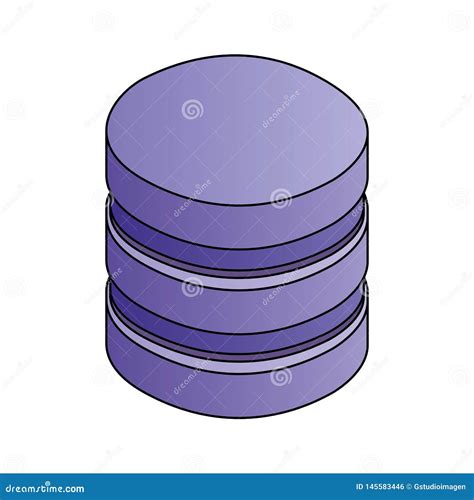 Database Center Storage File System Network Stock Illustration Illustration Of Data Internet