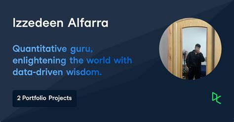 Izzedeen Alfarra I Am Currently Pursuing Associate Data Science Certificate