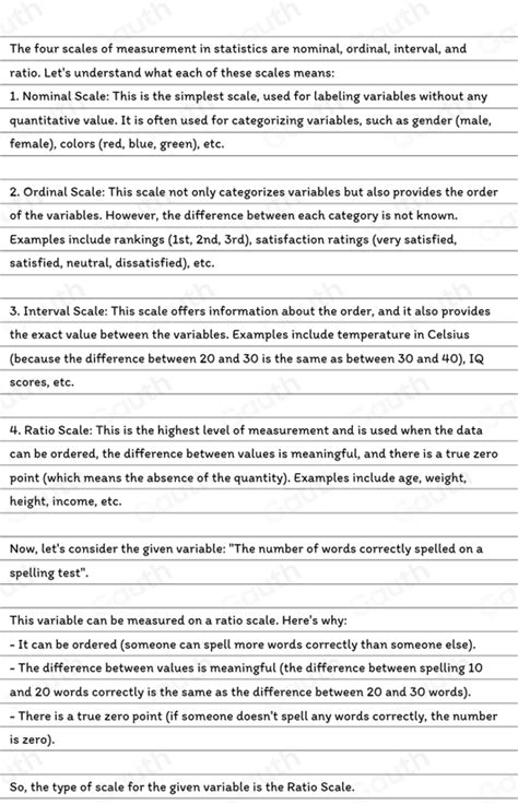 solved choose all possible answers that describe the types of variable