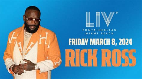 Rick Ross Tickets At Liv In Miami Beach By Liv Tixr
