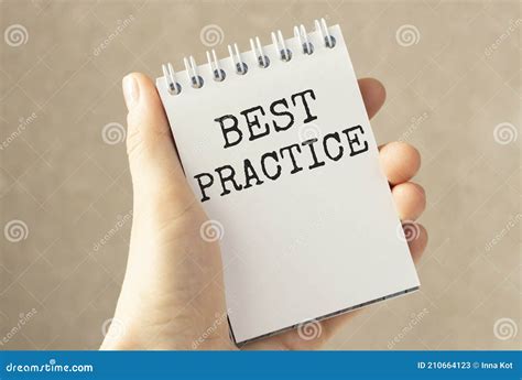 Best Practices Text On Card Stock Image Image Of Standard Practices
