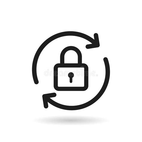 Reset Password Icon Repeat Safety Icon Stock Illustration Illustration Of Circular Access