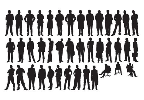 Human Silhouette Vector At Collection Of Human