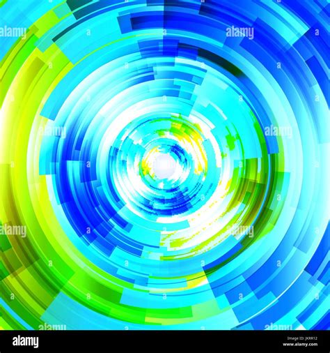 Abstract Technology Circles Vector Background Round Art Stock Vector Image And Art Alamy