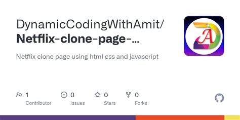Github Dynamiccodingwithamit Netflix Clone Page Using Html Css And