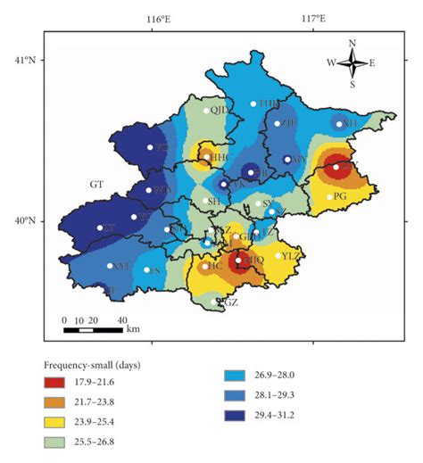 Spatial Distribution Of Precipitation Frequency And Amount For The Download Scientific Diagram