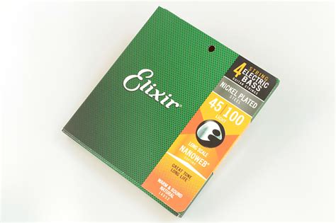 【new】elixir Nanoweb Light Long Scale Nickel 4st Bass Reverb