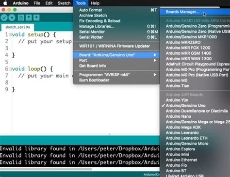Setup The ESP32 Support On The Arduino IDE Mac OS Tech Explorations