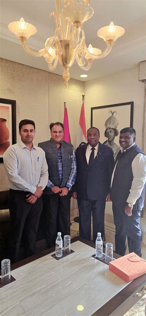 Dr Madhu Sudhan Reddy Yadamakanti On Linkedin Meeting With He Clemente Camenha Ambassador