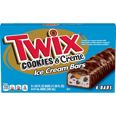 Twix Cookies Creme Ice Cream Bars Shop Bars Pops At H E B