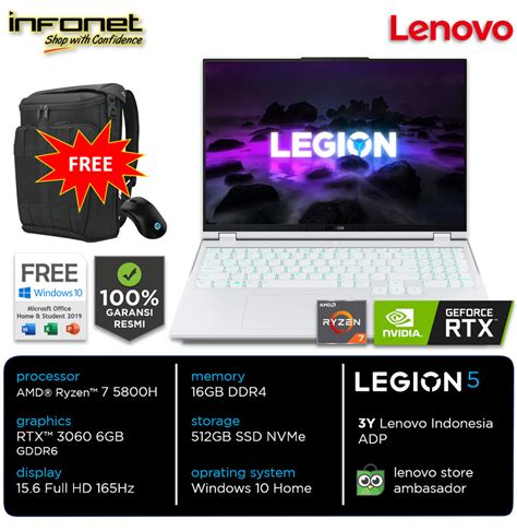 Lenovo Legion Ach H Ryzen H Gb Gb Rtx Gb Hz Pgmall