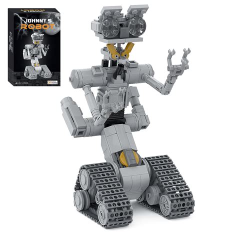 Johnny 5 Robot Short Circuit Building Set Short Open Circuit Figures Mecha Model Toys