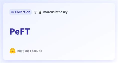 PeFT A Marcusinthesky Collection