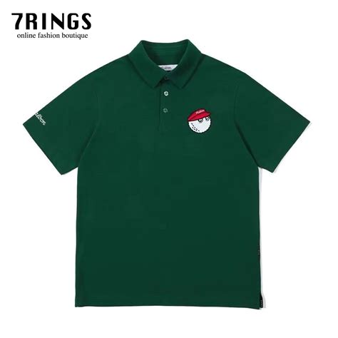 남녀공용 말본 골프 폴로 남녀공용 코튼 티셔츠 10 대 성인용 컷 자수 패치 반팔 티 여름 7 링 Aliexpress