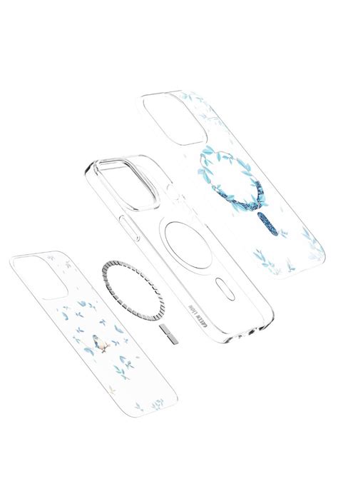 اطلب كفر ايفون 13 برو ماكس ماج سيف جرين Green Nature Series Magsafe