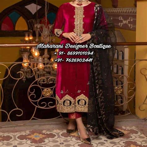 Punjabi Suit Design Neck Maharani Designer Boutique