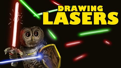 How To Draw A Laser Beam Digital Art Youtube