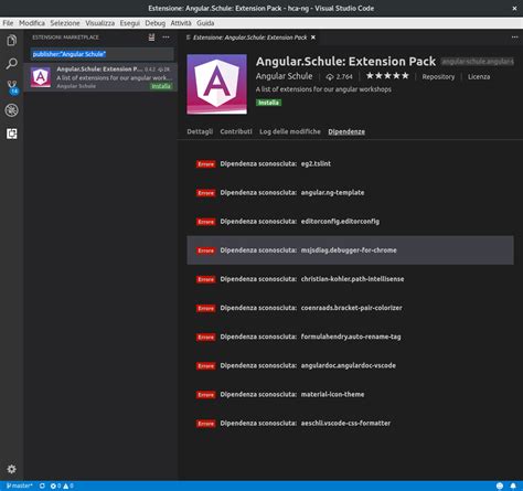 042 Break Dependency · Issue 2 · Angular Schulevscode Angular