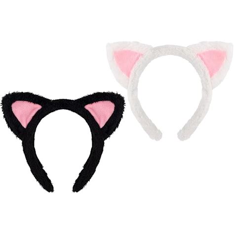 Gatto Uilyniu 2 Fasce Orecchie Gatto Morbide E Elastiche Per Cosplay