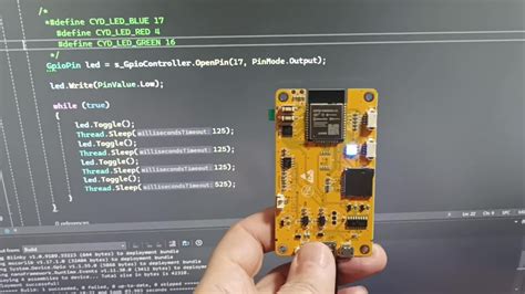 Net NanoFramework On A Cheap Yellow Display Workshopshed