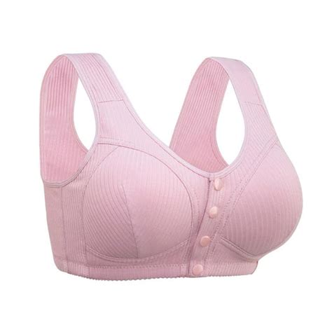 Dorkasm Bra For Women Daisy Bra For Seniors Front Closure Button