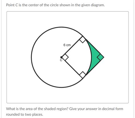 Solved Point C Is The Center Of The Circle Shown In The Chegg
