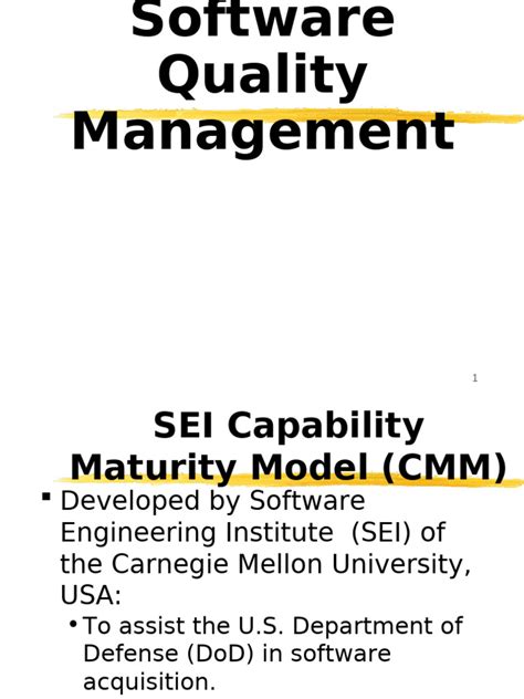 Sei Capability Maturity Model Pdf Software Engineering Information Technology