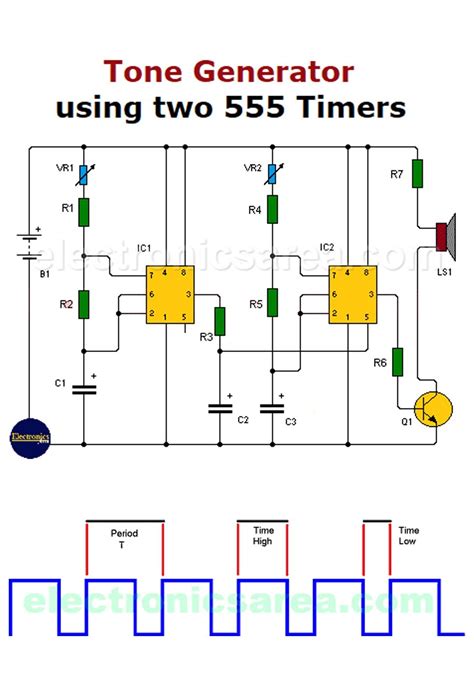 tone generator using two 555 timers artofit