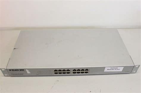 Black Box 16 Port Nway 10 100mbps Fast Ethernet Switch Lbs21 Kaufen Auf Ricardo