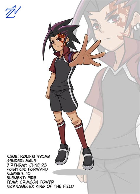 Inazuma Eleven Oc Kouhei Ryoma Fw Ver2 By Ninhbui On Deviantart