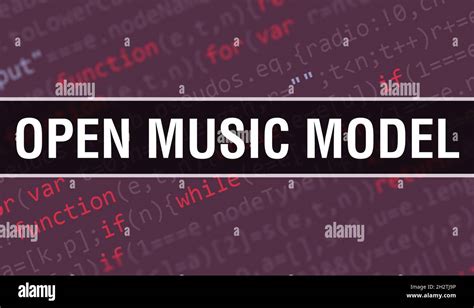 Open Music Model With Digital Java Code Text Open Music Model And Computer Software Coding
