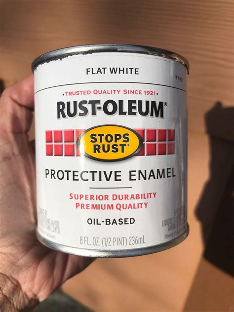 Rust Oleum Oz Protective Enamel Flat White Interior Exterior Paint Lazada PH