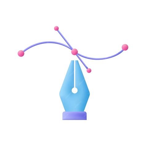 Premium Vector Pen Tool Cursor The Curve Control Pointsgraphic Design