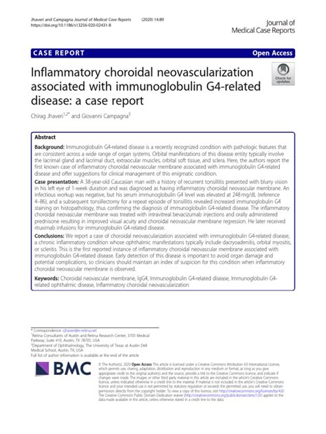 Inflammatory Choroidal Neovascularization Pdf Retina Inflammation