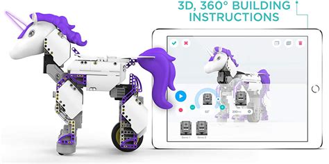 Robotics Ubtech Mythical Series Unicornbot Kit App Enabled Building And Coding Stem Learning