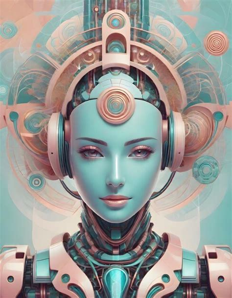 premium photo futuristic cyborg in bio lab generative ai