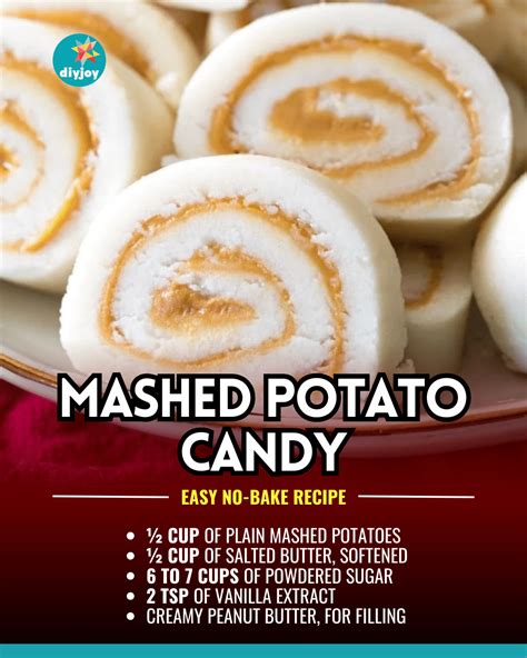 Easy 5 Ingredient Mashed Potato Candy Recipe Diy Joy