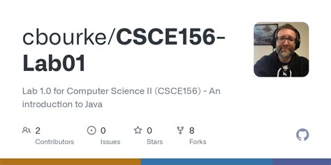 Github Cbourkecsce156 Lab01 Lab 10 For Computer Science Ii Csce156 An Introduction To Java