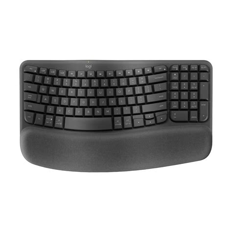 Logitech Ergo Series Wave Keys Graphite Wireless Keyboard 920 011898