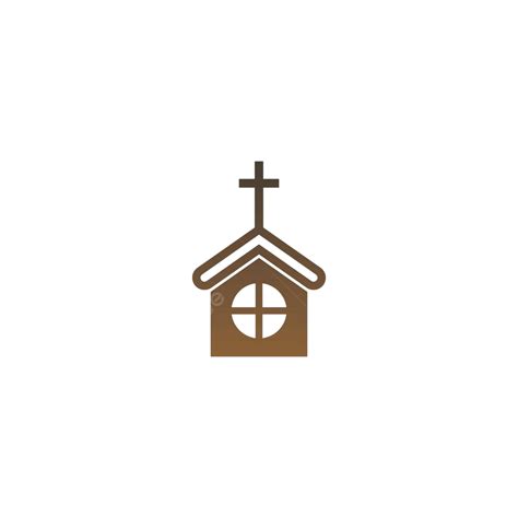 Chruch Icon Logo Sign Vector Design Illustration Building Jesus Dove
