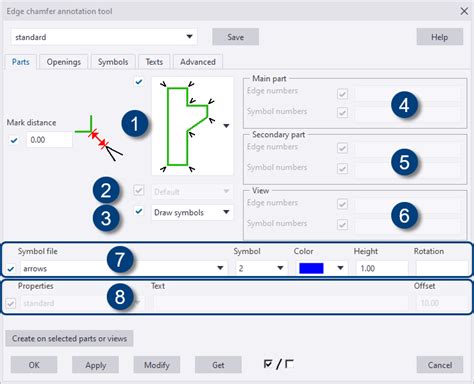 Edge Chamfer Annotation Tool Tekla User Assistance