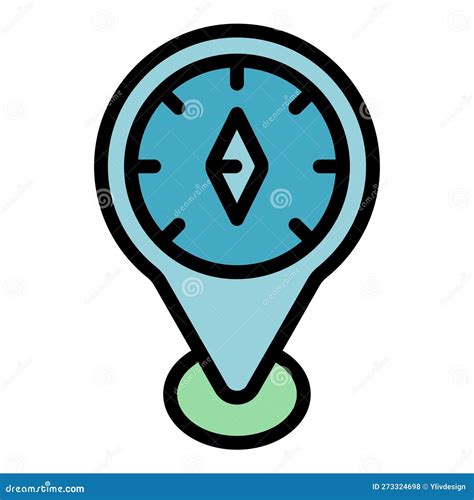 Compass For Scouting Isolated On White Background Cartoon Vector 192252079