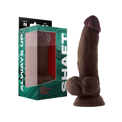 Shaft Model N Liquid Silicone Dong With Balls 75 In Mahogany Shop