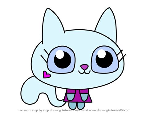How To Draw Lady Meowford From Moshi Monsters Moshi Monsters Step By