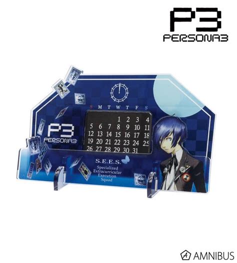 Persona 3 Desktop Acrylic Perpetual Calendar
